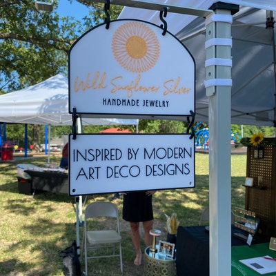 Personalized Sign for Hanging on Pop up Tents, Market Displays, Custom ...