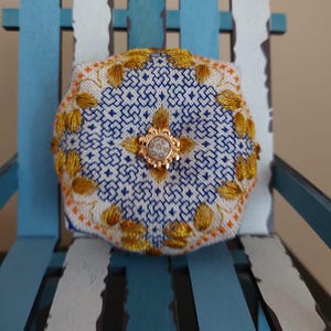 Biscornu Cross Stitch Pattern for Beginners. PDF Download Charts and ...