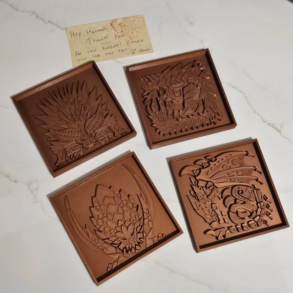 Monster Hunter Tile - Valstrax - 3D Printable Model File - Etsy