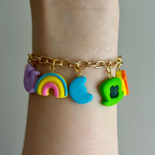 Lucky Charm Bracelet/ Food Jewelry/ Cereal Jewelry - Etsy
