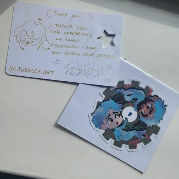 Arcane Inspired Jayce and Viktor Stickers | League of Legends Jayvik ...