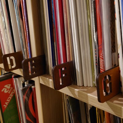 Vinyl Record Divider, Record Dividers, Vinyl Record Storage, Handmade ...