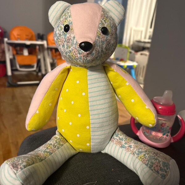 Teddy Bear Pattern Memory Bear Pattern Memory Bears Sewing Pattern Bear ...