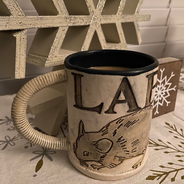 Lab Rat Mug - Handmade Rat Art Rat Gift, Pottery Mug - Etsy