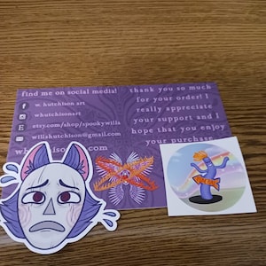 Celestial Worm on A String Vinyl Sticker - Etsy