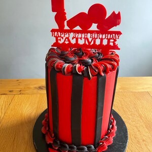 Personalised Acrylic Classical Music Conductor Orchestral Cake | Etsy