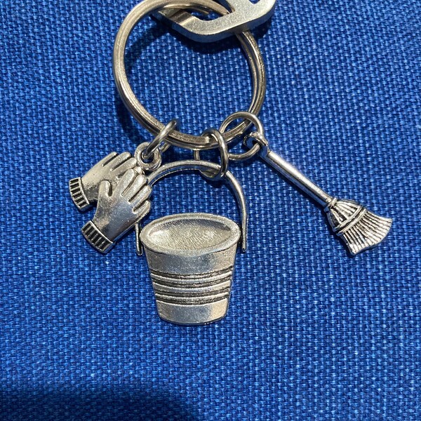 Housekeeping Appreciation Gift Keychain, Cleaning Crew Keychain ...
