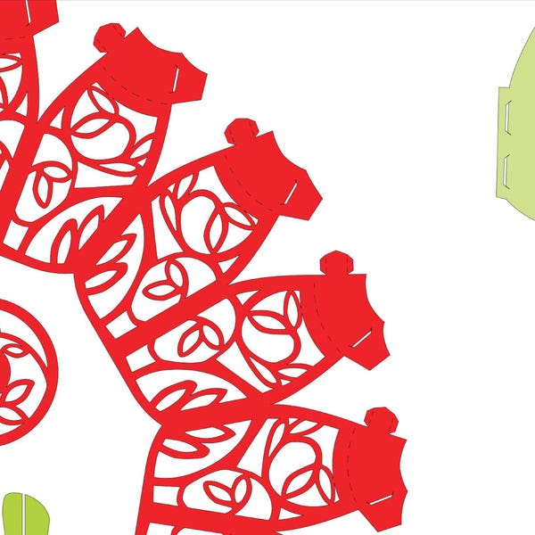 Hand Pop up Card SVG Draw and Cut - Etsy