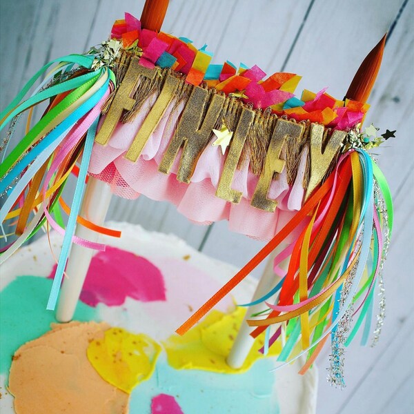 FRINGE CAKE TOPPER // Fancy Free Finery X House of Fete Collaboration ...