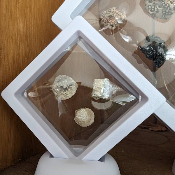 3D Gem and Crystal Square Suspension Floating Display Cases - Etsy