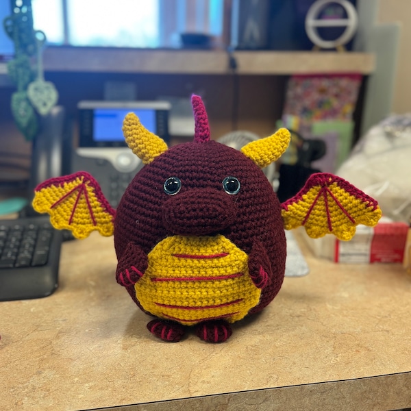 Crochet Dragon, Amigurumi PATTERN - Etsy