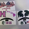 American Flag Helmet Decals Stickers: Perfect for Baseball, Football ...