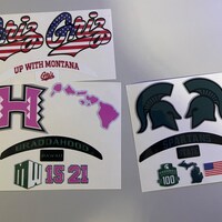 Georgia Baby on Board Car Window Decals & Stickers for Hockey Baseball ...
