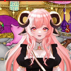 Live2d Vtuber Model for Commercial Use Aries the Zodiac Vtuber ready to ...