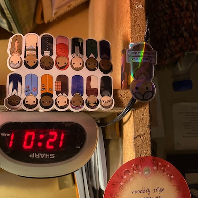 Bisexual Pride Bookshelf Sticker Waterproof Dishwasher Safe Bi Subtle ...