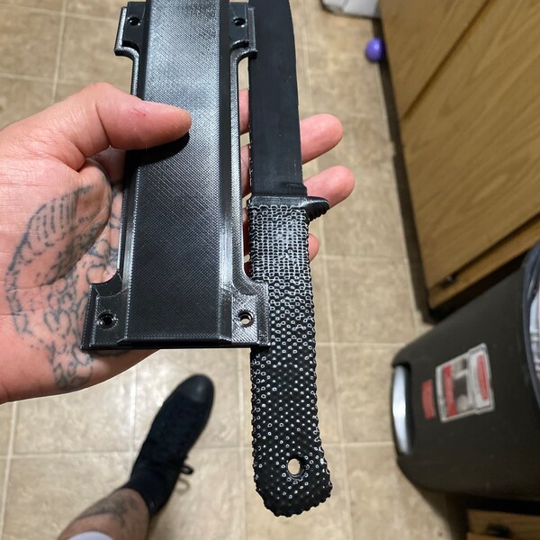 Deadpool Knife From First Deadpool Movie Leg Shin Guard Knife 3d ...