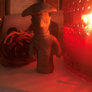 Magic Manny Mushroom, Altar Totem, Tiny Garden Art, Unique Spirit Guide ...