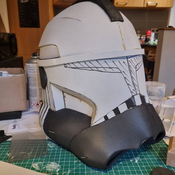 Foam Clone Trooper Helmet Digital Templates (phase 2 Realistic) - Etsy