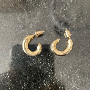 18 Carat Gold Plated Abstract Half Face Hammered Moon - Etsy