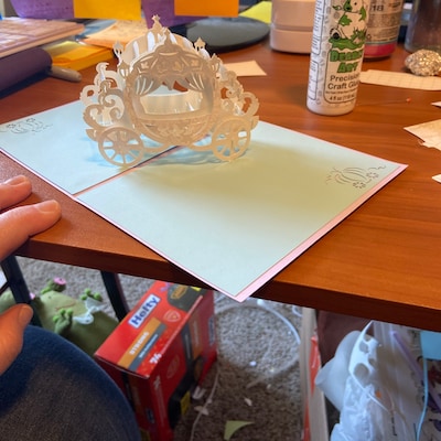 Birthday Cake Pop-up Card Template 3D Papercut SVG Birthday Card Cut ...