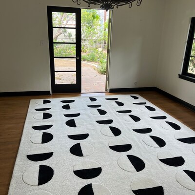 Designer Hand Tufted Wool Area Rug Modern Area Rug Handmade - Etsy