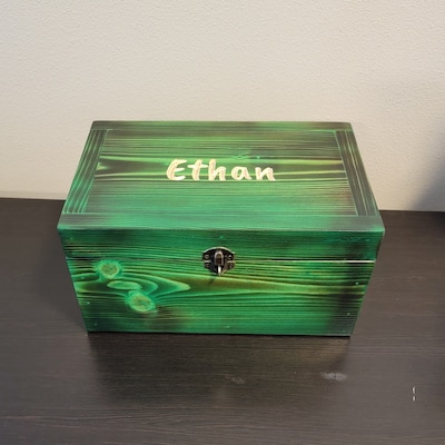 Large Keepsake Box W. Personalized Engraving, Customized Wedding Gift ...