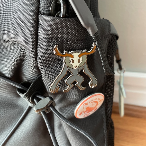 Chupacabra Hard Enamel Pin | Cryptid Enamel Pin for Cryptozoology Merch Fans of Cute Merch ...
