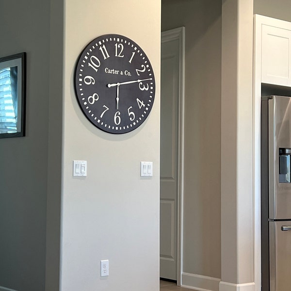 Pray Wait Trust Wall Clock, 8 Sizes to Choose, Made in USA, Lifetime ...