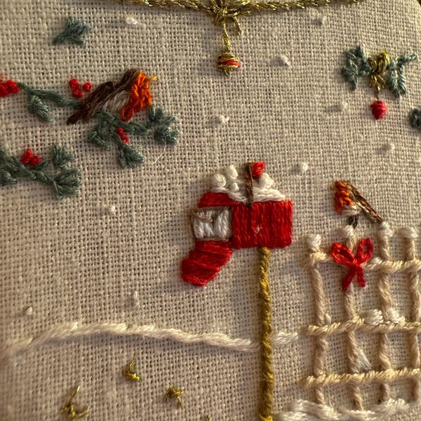 Party Goose Embroidery Pattern Beginner PDF Vintage Goose Embroidery ...