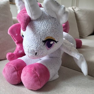 Cuddle Plush Animal Sewing Pattern .pdf Tutorial With Matching Onesie Kigurumi Pajamas Dragon ...