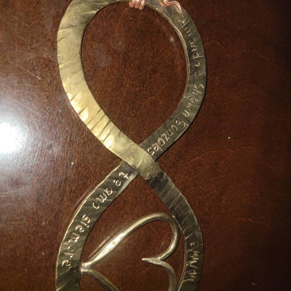 Bronze Gift, Bronze Infinity Sign, Bronze Gift for Wife, Bronze Gift ...