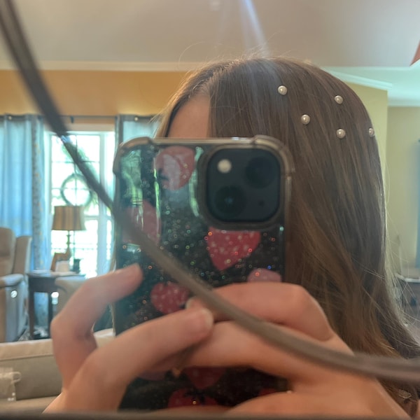 Floating Hair Pearls Set of 10 Wedding Bridal Prom Hair Jewelry ...