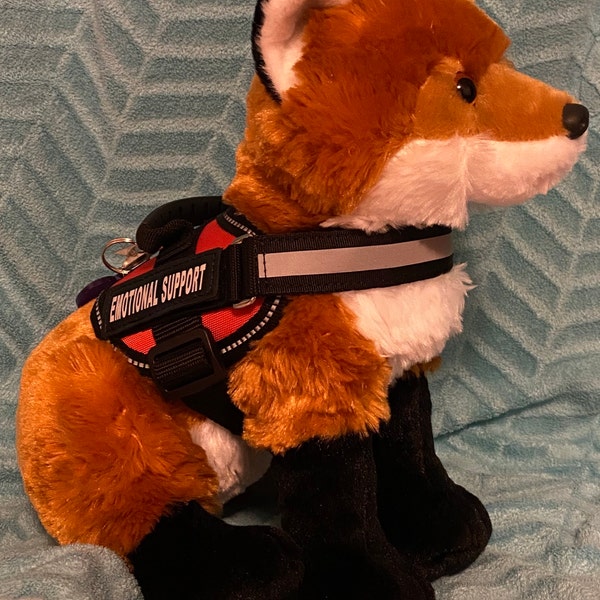ESSA Red Fox Emotional Support Plush Stuffed Animal Personalized Gift ...