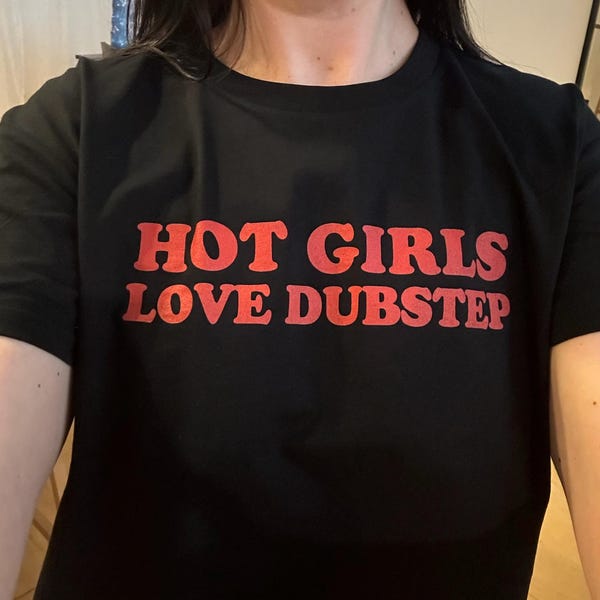 Hot Girls Love EDM Trap Crop Top (loose-fit) | Trendy Rave Wear for ...