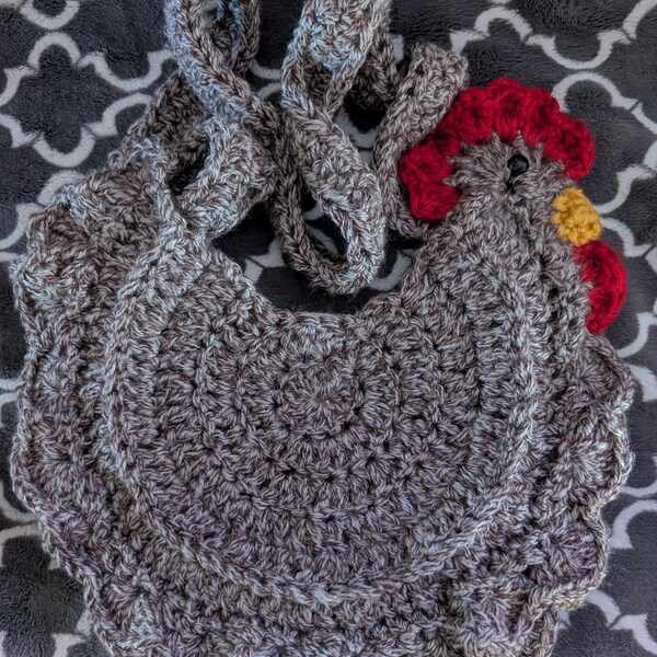 Chicken Make up / Crochet Hook Bag Crochet Pattern No Sew - Etsy