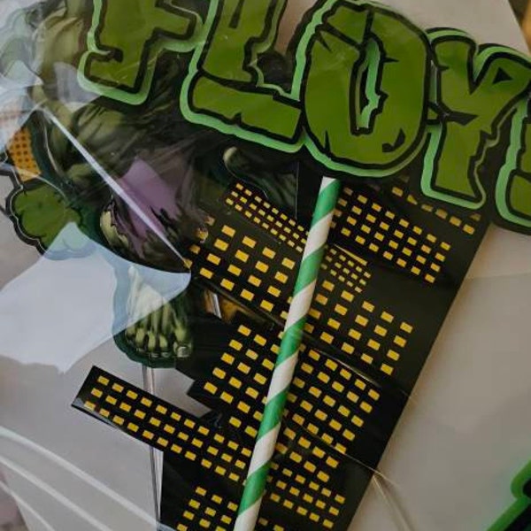 Hulk Cake Topper - Hulk Birthday Party - Etsy