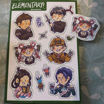 Ace Attorney Sticker Sheets - Etsy