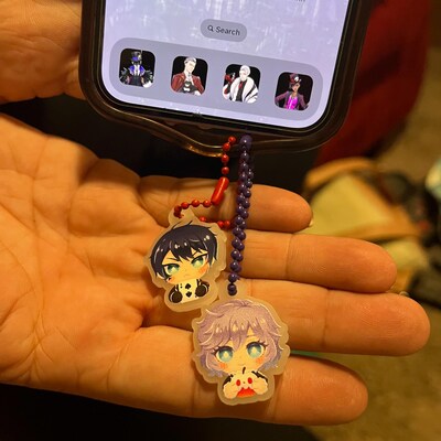 Twisted Wonderland Clear Water Proof Sticker Flake - Etsy