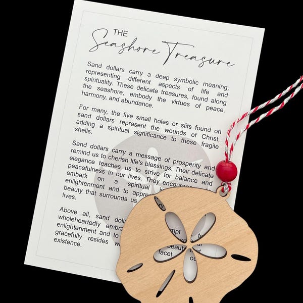 Seashore Treasure - Sand Dollar Ornament, Sand Dollar Ornament SVG, Car ...