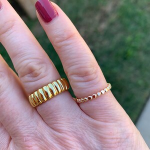 Gold Fill Bubble Ring Gold Dots Stack Band - Etsy