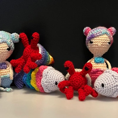 Rainbow Fish Crochet Pattern PDF Colorful Fish Amigurumi, Crochet Fish ...