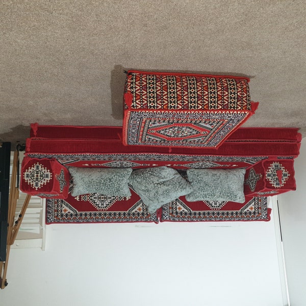 8'' L Shaped Arabic Floor Seating Sofa Set,l Shaped Bench,l Shaped ...