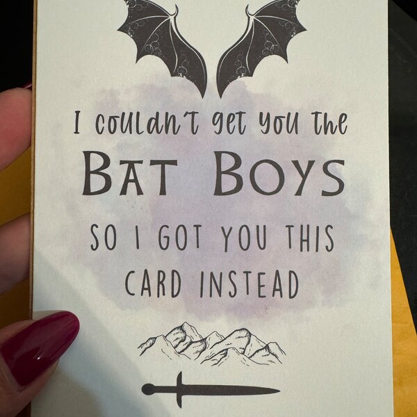 Acotar Birthday Card for Her | Bookish Gift for Her | Sister Birthday ...