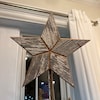 White Wood Star Christmas Tree Topper Decoration 12 Star Tree Topper ...
