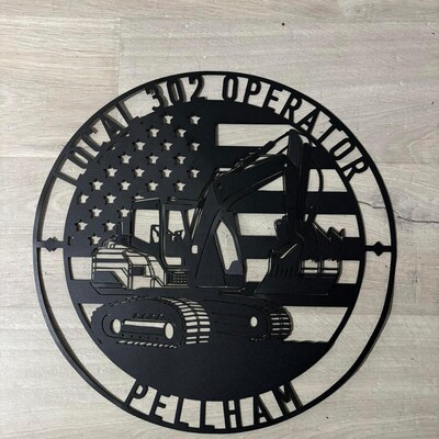 Personalized US Military Flag Metal Sign Gift. Custom American Military ...