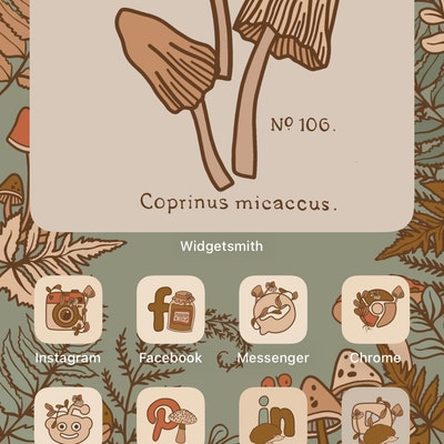 Cozy Fall App Icon Set Autumn Aesthetic Ios App Icons Custom - Etsy