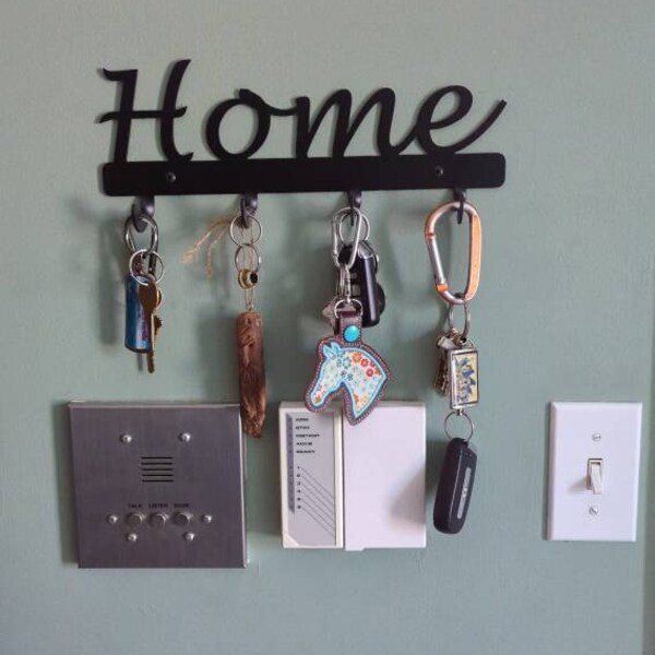 Cow Key Holder for Wall, Animal Key Rack, Key Hanger, Personalized Key ...