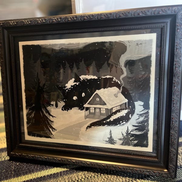 Nightcrawler — Stickers — Horror Ink Art — Dark Monster Gift — Surreal ...