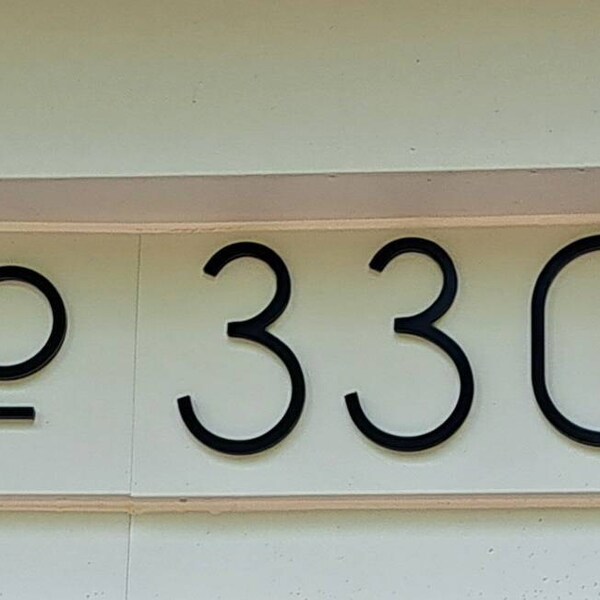 THIN MODERN House No. Letters, Large House Number (add On), Address ...