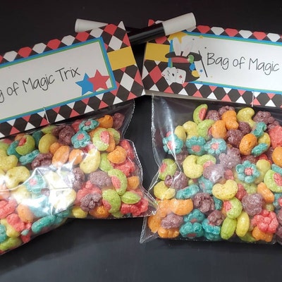 Bag of Magic Trix, Magician, Magic Show Bag Topper, Magic Party, Magic ...